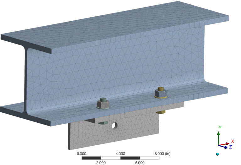 Modeling Bolted Connections Under External Load with Finite Element Analysis
