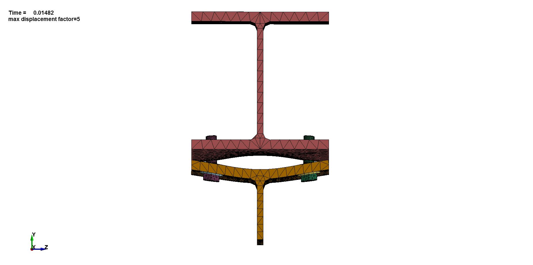 Modeling Bolted Connections Under External Load with Finite Element Analysis